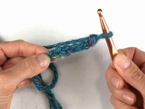 How to Do a Single Crochet Stitch (sc) - Single Girl's DIY