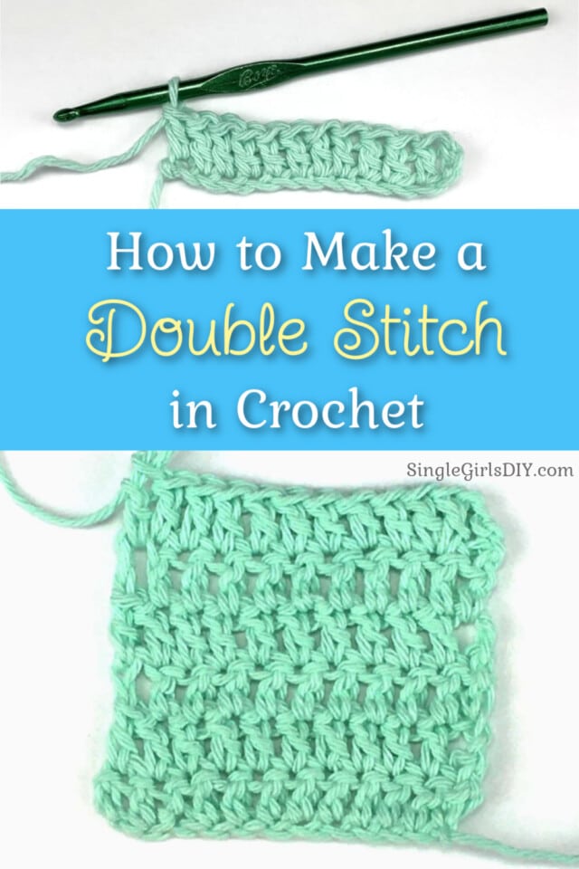 How to Double Crochet (dc) for Beginners - Single Girl's DIY