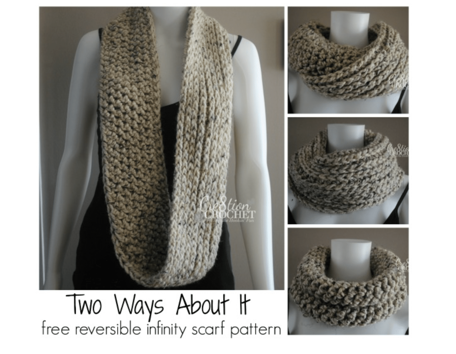 20 Free Infinity Scarf Crochet Patterns (and Cowls) - Single Girl's DIY