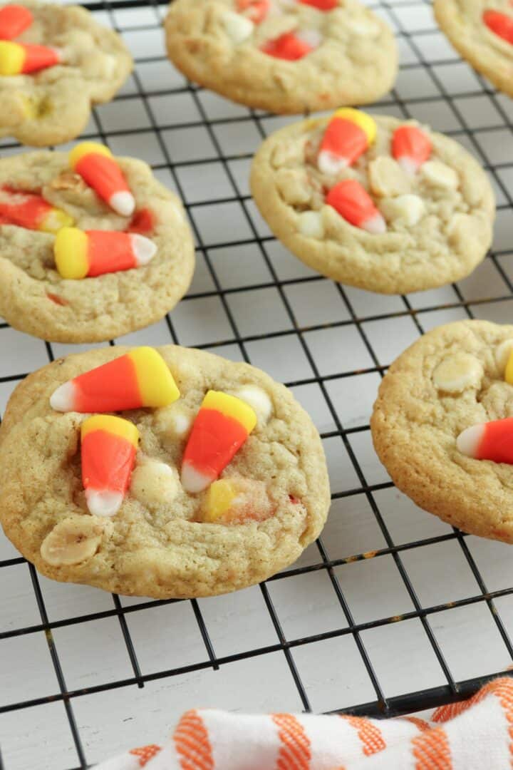 Sweet and Salty Candy Corn Cookies Recipe - Single Girl's DIY