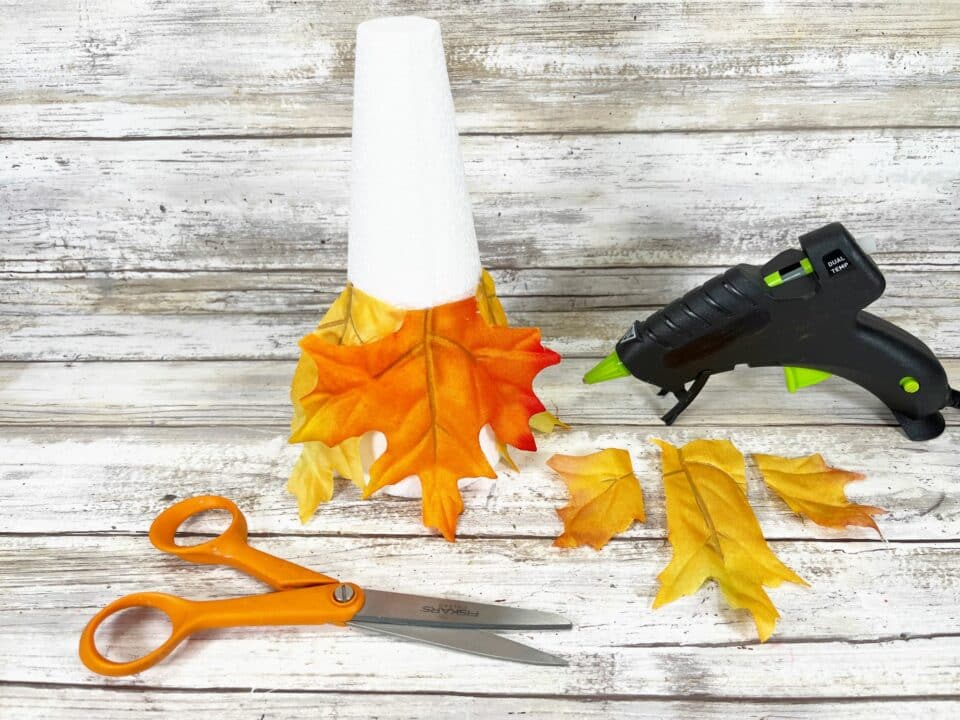 Easy Fall Gnome with Leaf Beard (Dollar Tree DIY) - Single Girl's DIY