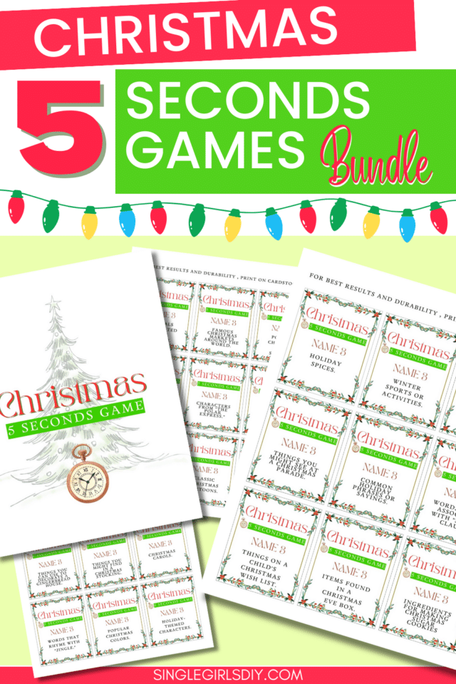 Big List of Printable Christmas Games - Single Girl's DIY