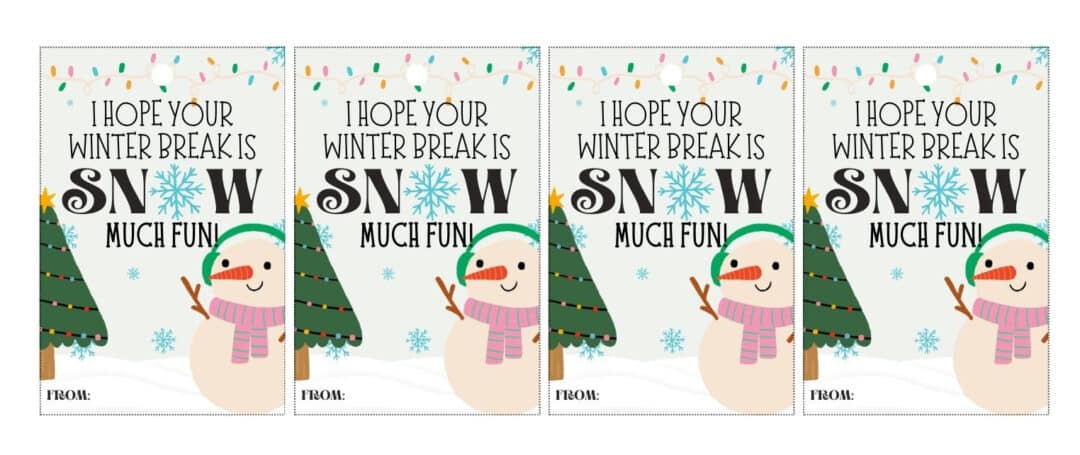 101 Best Free Printable Christmas Gift Tags - Single Girl's DIY