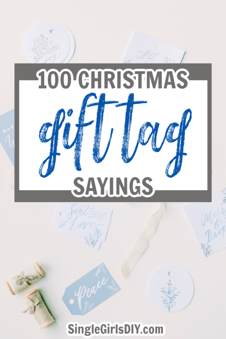101 Ideas for Christmas Gift Tag Sayings - Single Girl's DIY