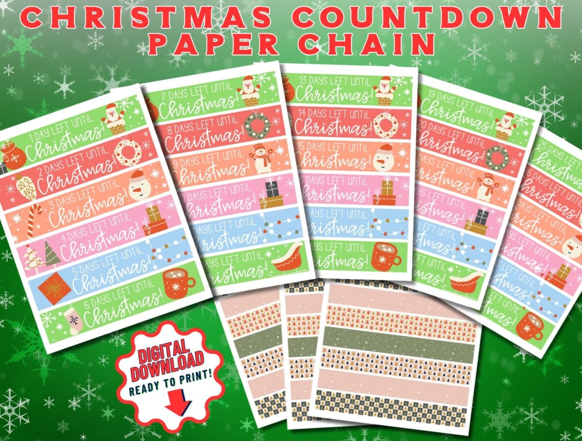 Free Printable Advent Calendars: 2024 - Single Girl's DIY
