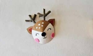 Toilet Paper Roll Deer (Mixed Media Craft) - Single Girl's DIY