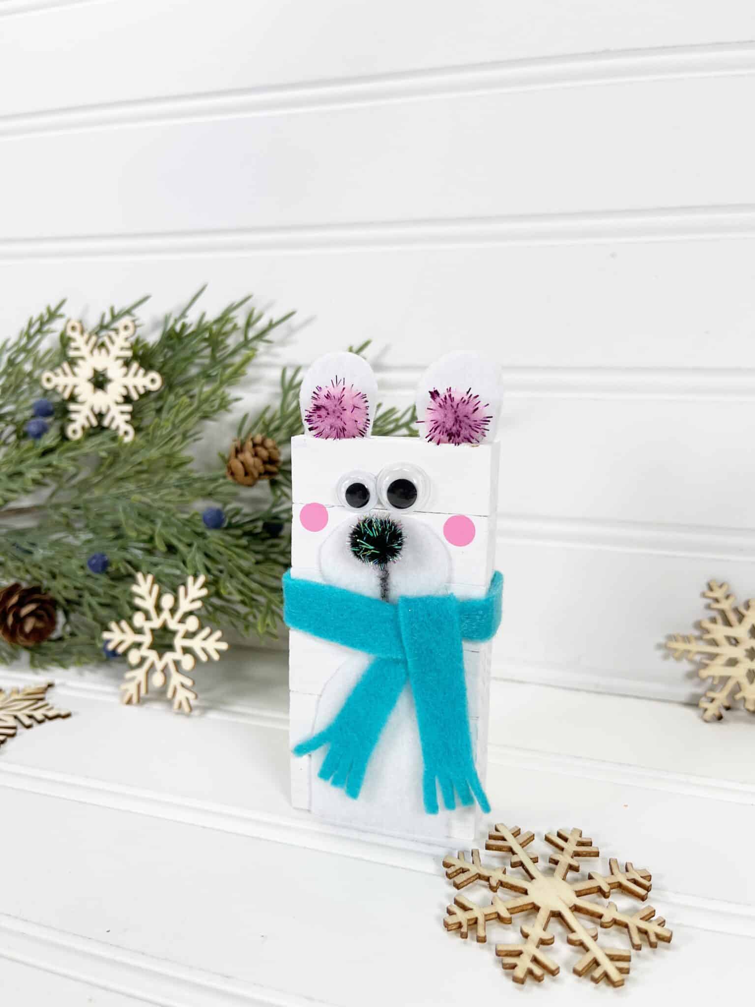 Tumbling Tower Polar Bear - Single Girl's DIY