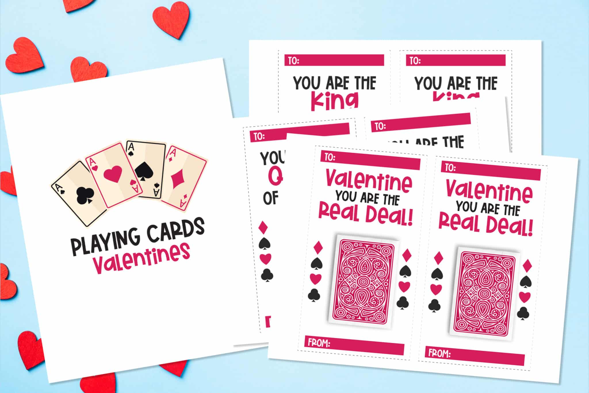 Free Printable Valentines Day Playing Cards - Single Girl's DIY