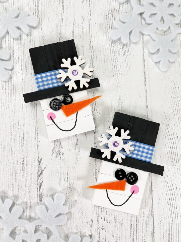 Tumbling Tower Snowman - Single Girl's DIY