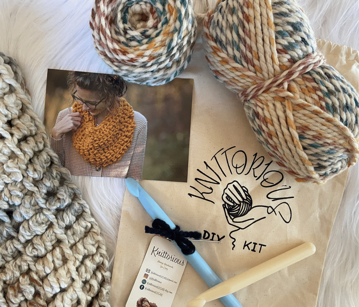 Beginner Crochet Kits (with Yarn, Tools and Patterns) - Single Girl's DIY