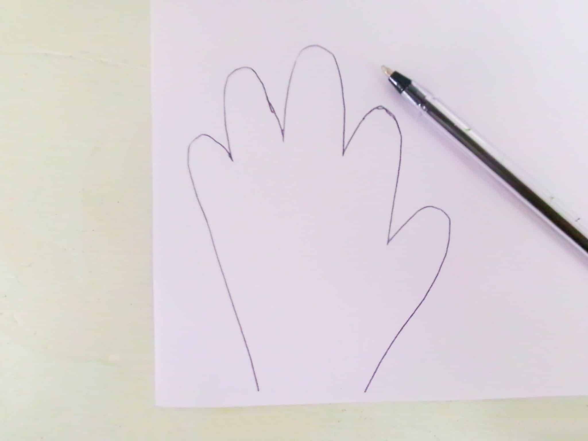 Santa Gnome Handprint Craft - Single Girl's DIY