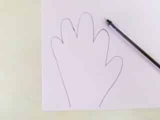 Santa Gnome Handprint Craft - Single Girl's DIY