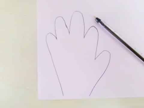 Santa Gnome Handprint Craft - Single Girl's DIY