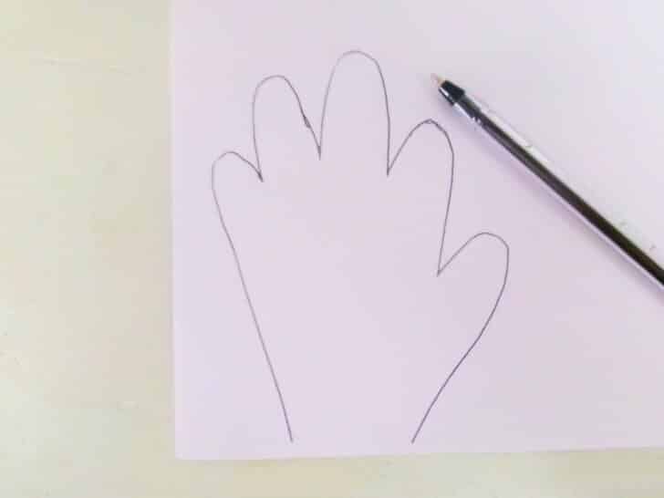 Santa Gnome Handprint Craft - Single Girl's DIY