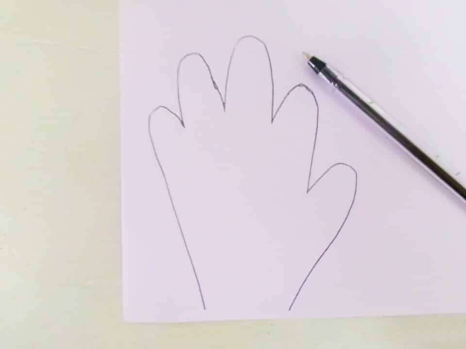 Santa Gnome Handprint Craft - Single Girl's DIY