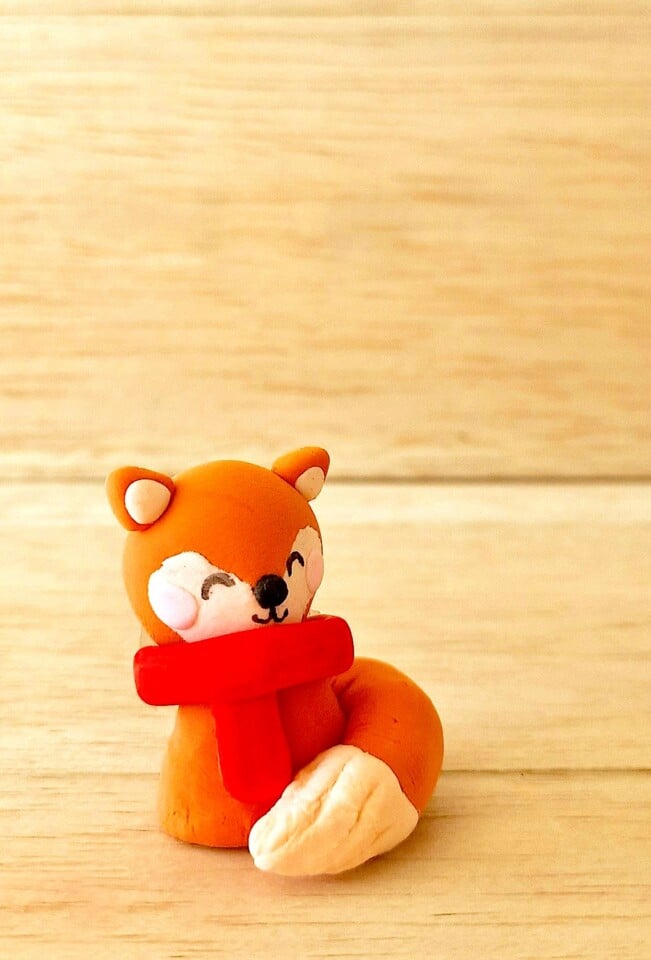 DIY Clay Fox (Step by Step Photo Tutorial) - Single Girl's DIY