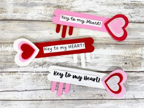 Valentine Key To My Heart - Single Girl's DIY