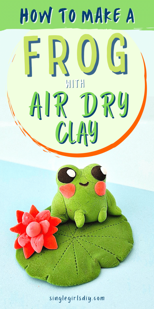DIY Clay Frog (Step by Step Photo Tutorial) - Single Girl's DIY