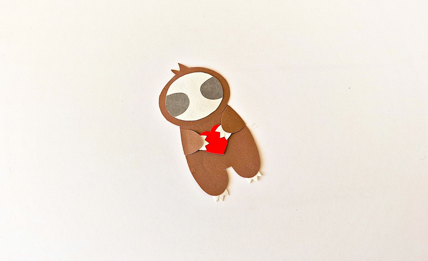 DIY Sloth Bookmark (Paper Craft with Free Pattern) - Single Girl's DIY