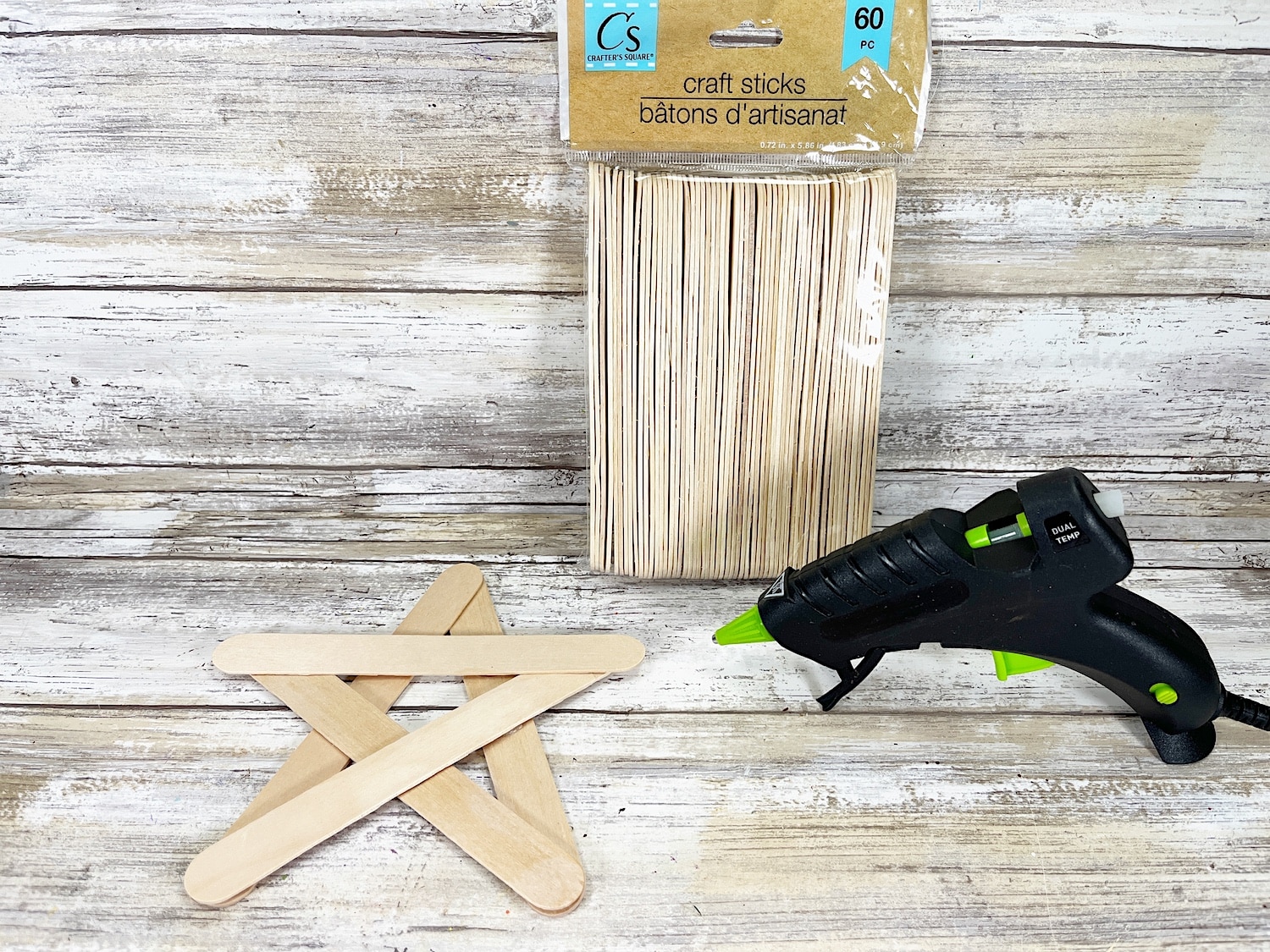 Patriotic Craft Stick Sign (Dollar Store DIY) - Single Girl's DIY