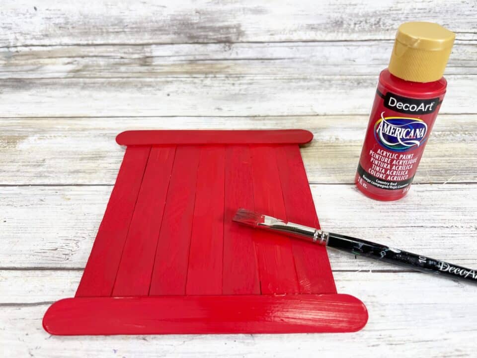 Patriotic Craft Stick Sign (Dollar Store DIY) - Single Girl's DIY