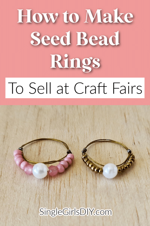 Easy DIY Seed Bead Rings - Single Girl's DIY