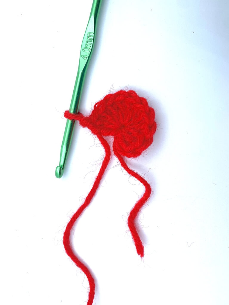 Crochet Apple Granny Square (Step by Step Guide) - Single Girl's DIY