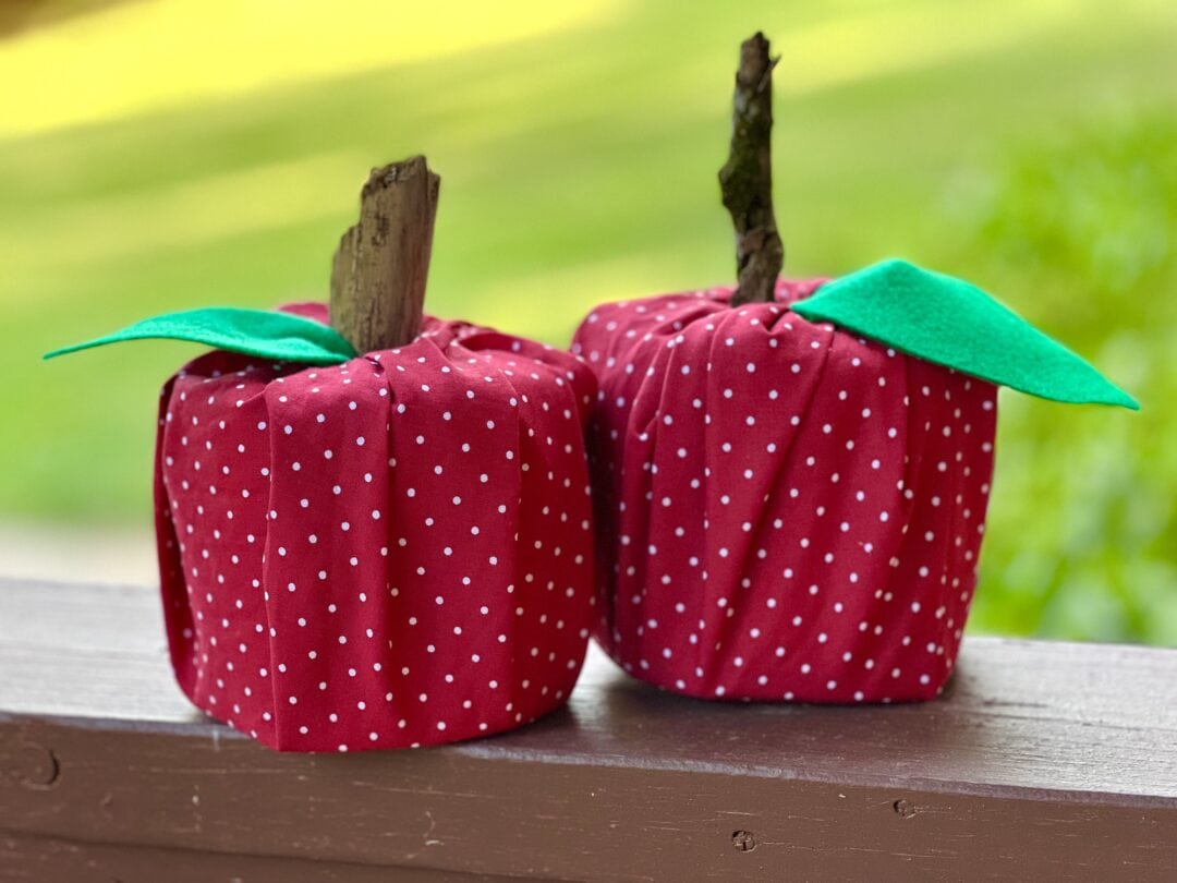 DIY Toilet Paper Apples - Single Girl's DIY