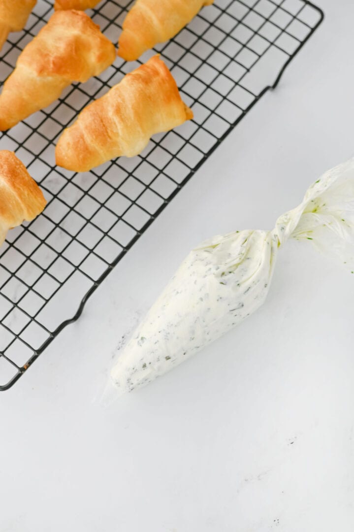 Stuffed Crescent Roll Carrots - Single Girl's DIY